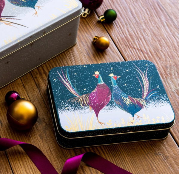 Sara Miller Pheasant Small Rectangular Tin – The Lovely Room