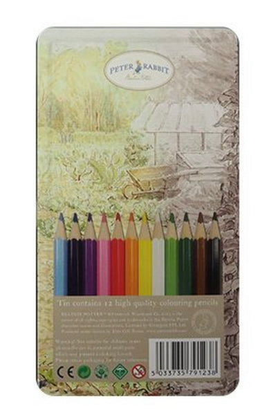 Peter Rabbit Pencil Tin With Colouring Pencils – The Lovely Room